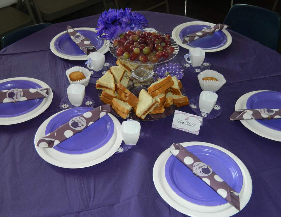 Tea Party / Birthday "Purple Polka Dot Tea party" | Catch My Party