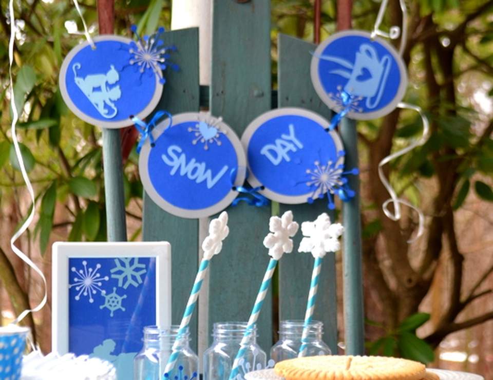 Sledding Snow / Winter Snow Day Party "Snow Day Party" | Catch My Party