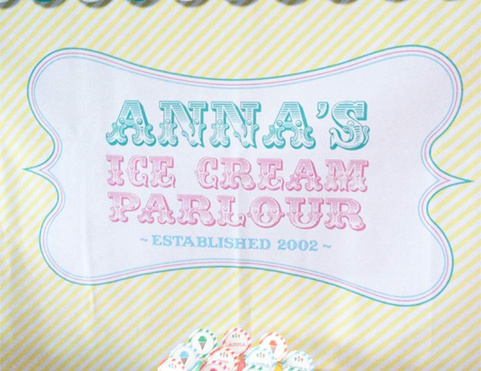 Ice Cream Party / Birthday "Anna's Ice Cream Parlor" | Catch My Party