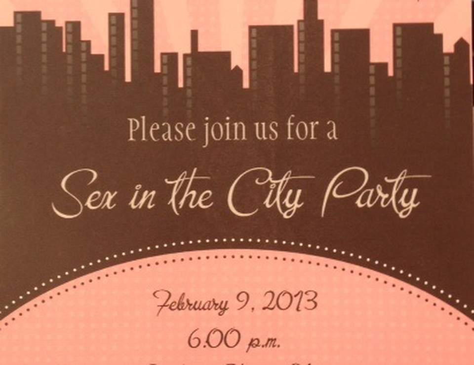 Sex And The City Party Ladies Night Girls Night Out Catch My Party