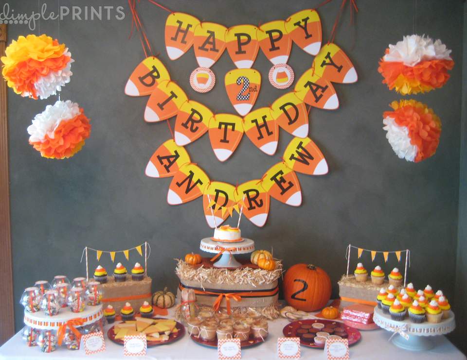 Halloween Party / Birthday "Candy Corn Birthday" | Catch My Party