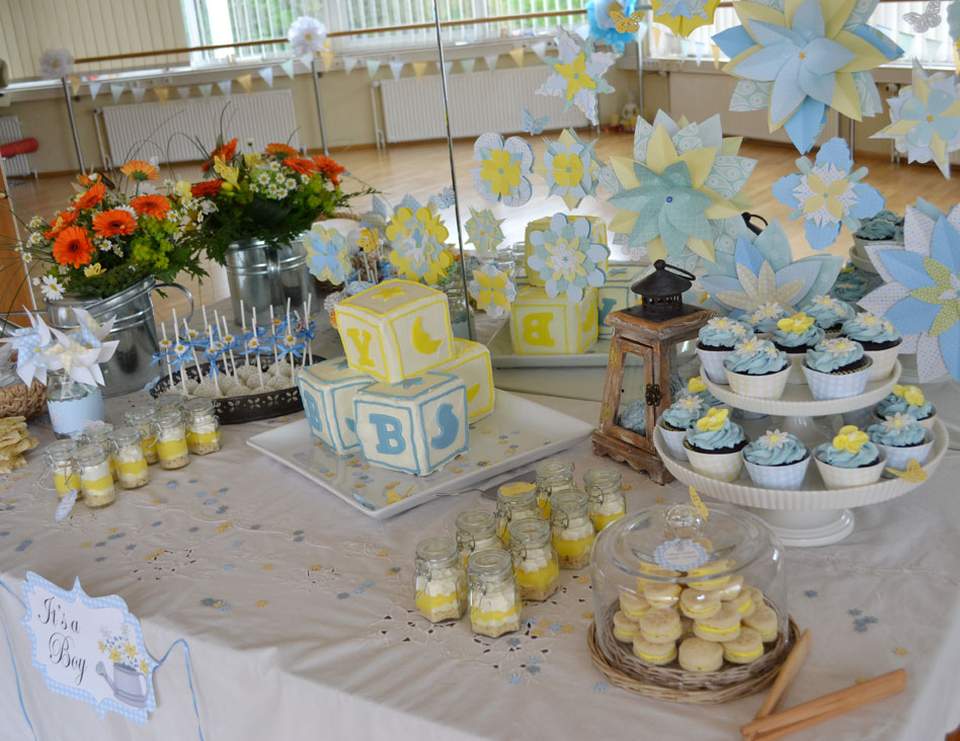 Spring, flowers / Baby Shower "Country Garden Boy Baby shower" | Catch ...