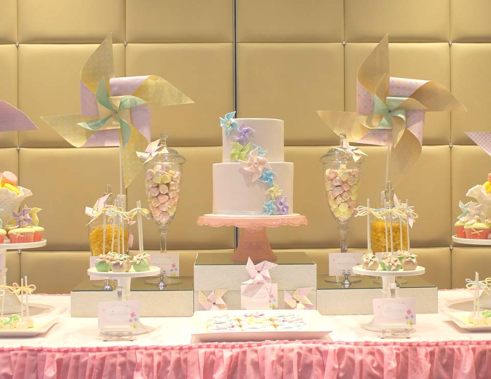 Pinwheels / Birthday "Pastel Pinwheel Party" | Catch My Party