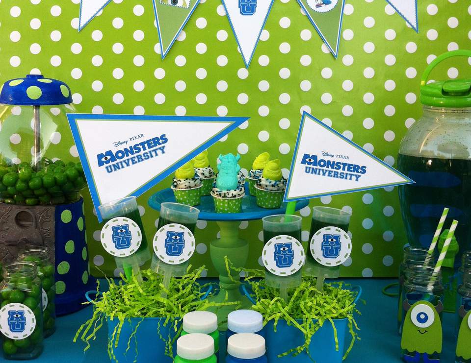 Monsters Inc. / Movie theme "Monsters University kick-off party ...