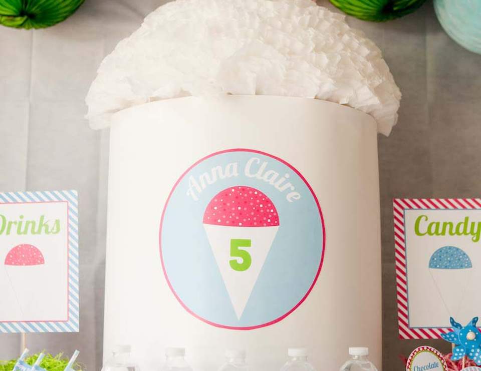 Summer Snow Cones / Birthday "Anna Claire's Snow Cone Party" | Catch My ...