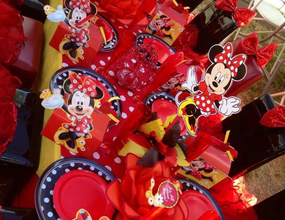 Minnie Mouse RED / Birthday "MINNIE~RED" | Catch My Party