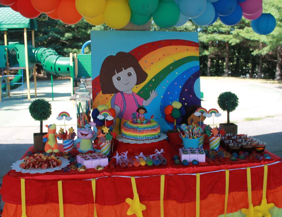 Dora The Explorer/Rainbow / Birthday "Dora Rainbow Adventure" | Catch ...