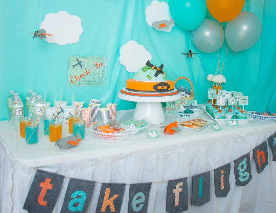 Airplanes & Clouds / Birthday "Airplane Birthday Party" | Catch My Party