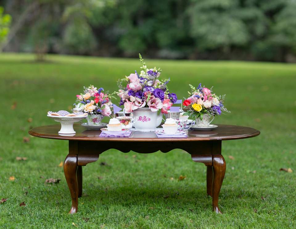 Purple and turquoise / Tea Party "Garden Tea Party" | Catch My Party