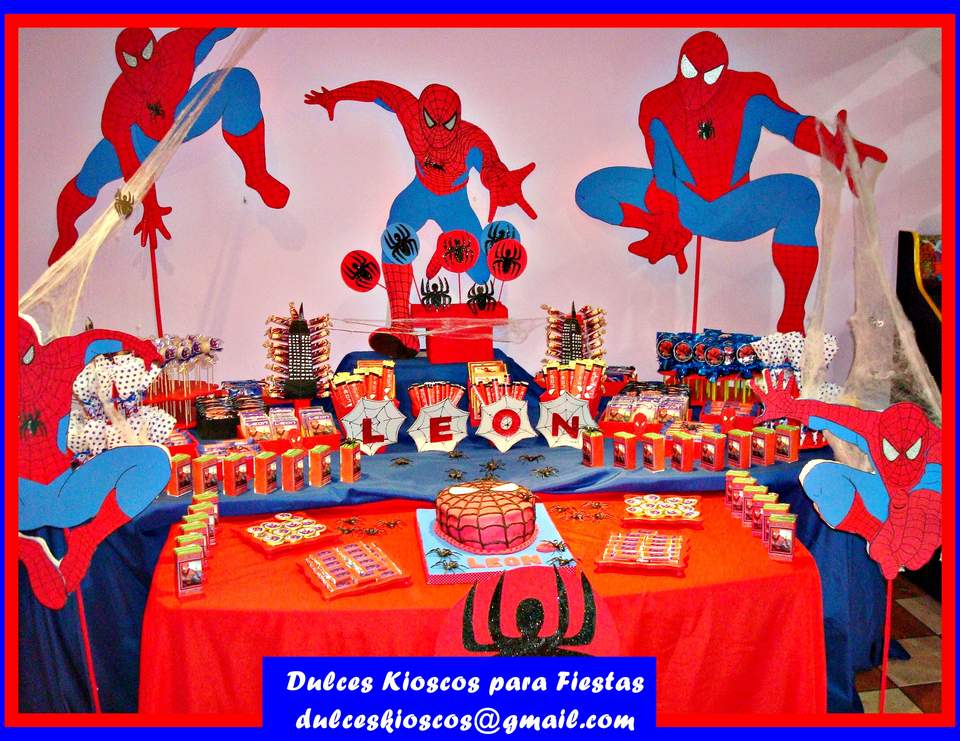 Spiderman / Birthday "Spiderman Candy Bar" | Catch My Party