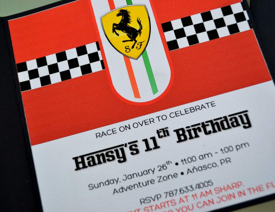 Ferrari inspired / Racecars / Birthday "{Ferrari Party}" | Catch My Party
