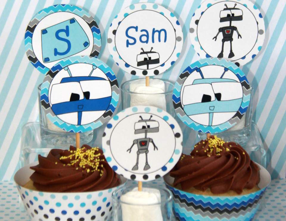 Robot / Birthday "Boy Robot Birthday Party" | Catch My Party