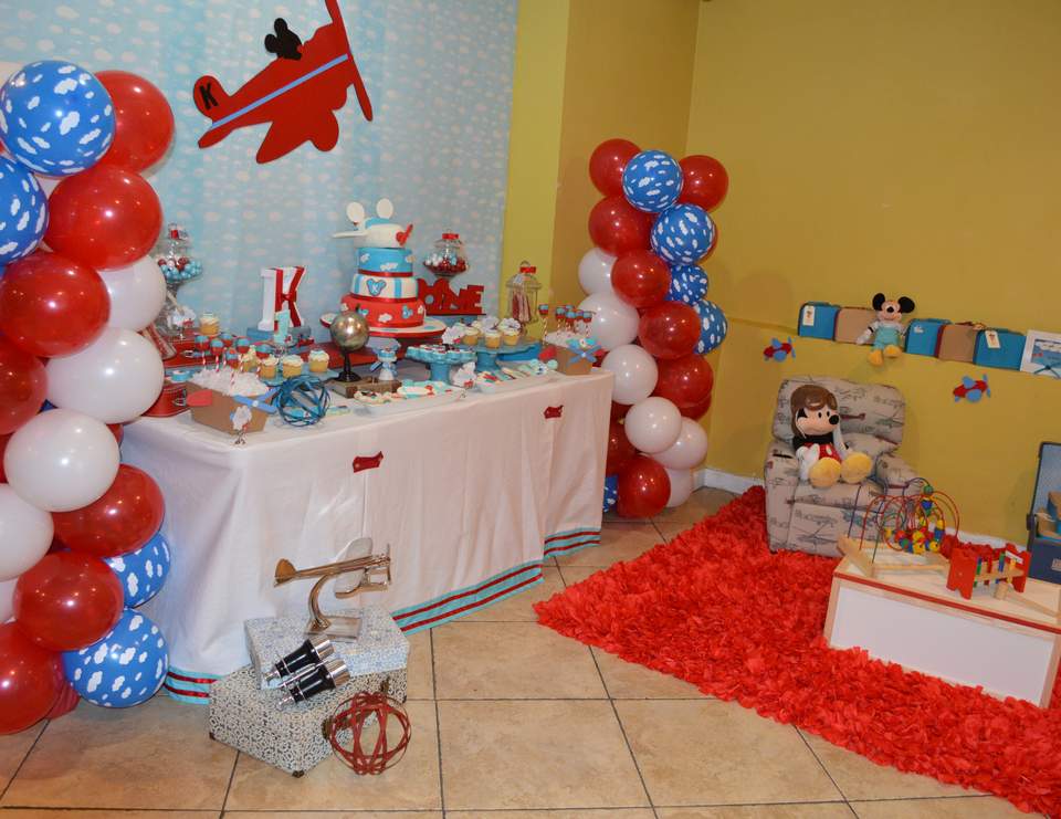Mickey Mouse Aviator / Birthday "Mickey mouse-Aviator 1st Birthday ...