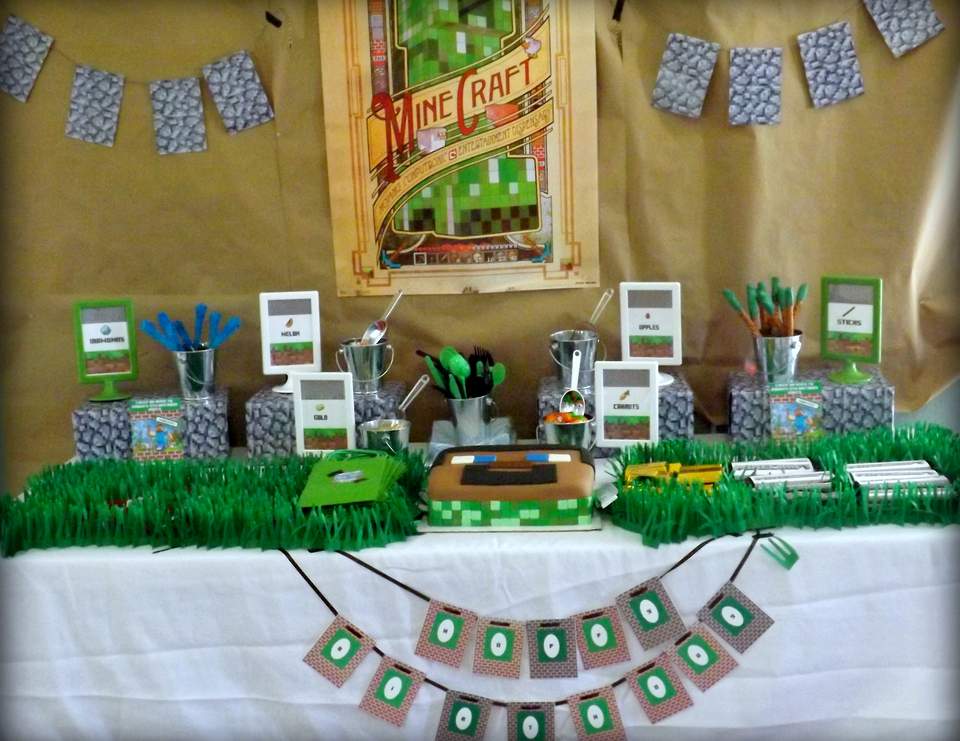 Minecraft / Birthday "Minecraft Themed Party" | Catch My Party