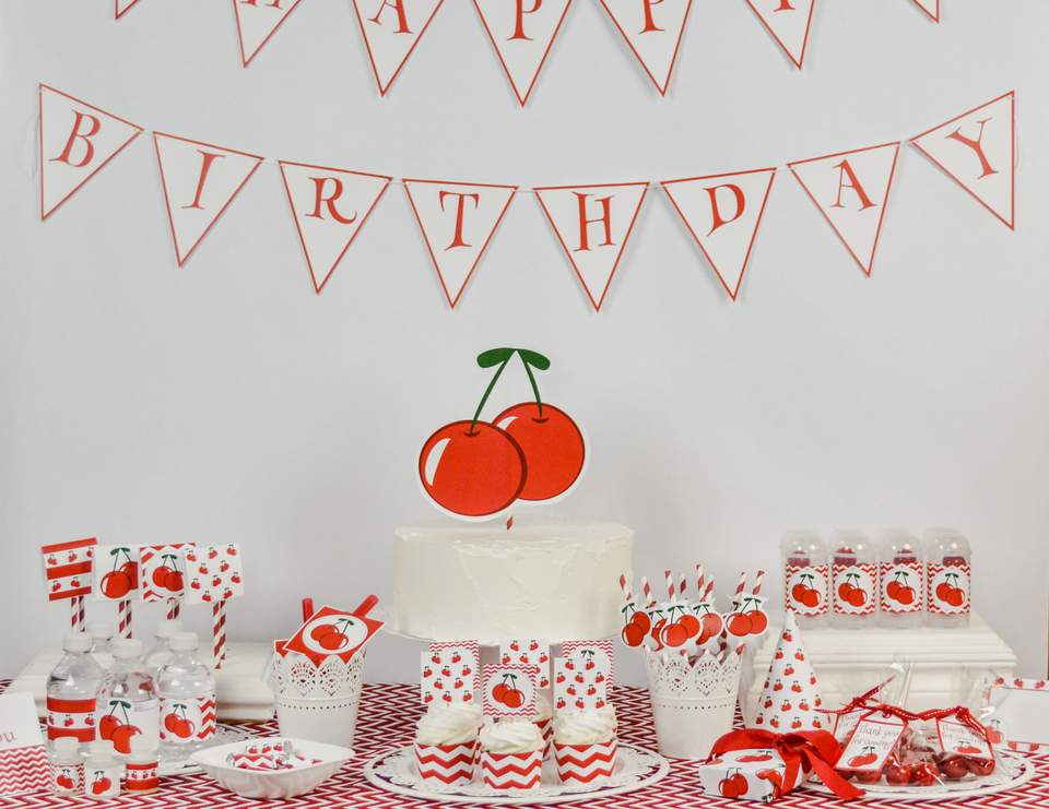 Cherries / Birthday "Cherry Party" | Catch My Party