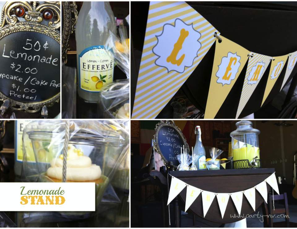 Yellow & Green / Summer "Lemonade Stand" | Catch My Party