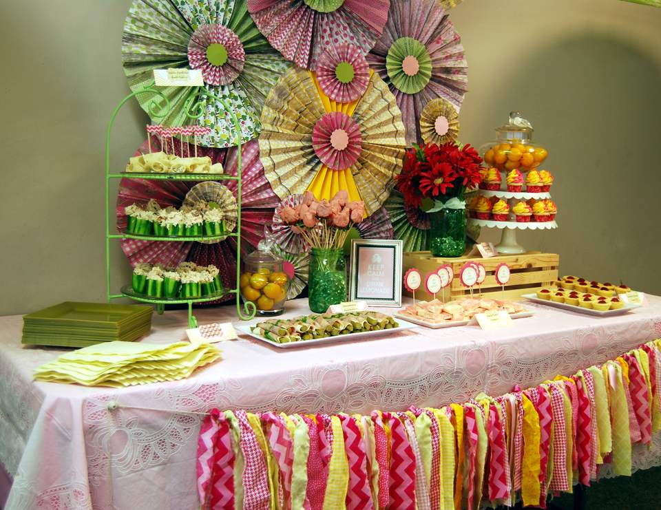 Shabby Modern Pink Lemonade / Baby Shower "Shabby Pink Lemonade ...