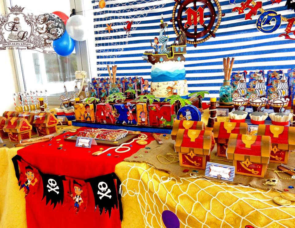 Jake and Neverland Pirates / Birthday "Cumple Pirata de Maximo ...