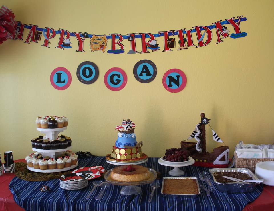 Pirate Birthday Parrrrrrrrrrty! / Birthday "Logan's 4th Birthday ...