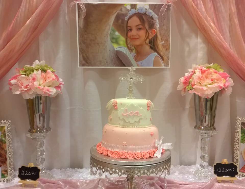 Pink Elegance / Communion "Isabella's First Holy Communion" | Catch My ...