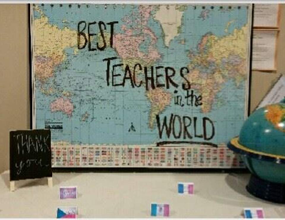 Around the World / Teacher Appreciation "Best Teachers in the World ...