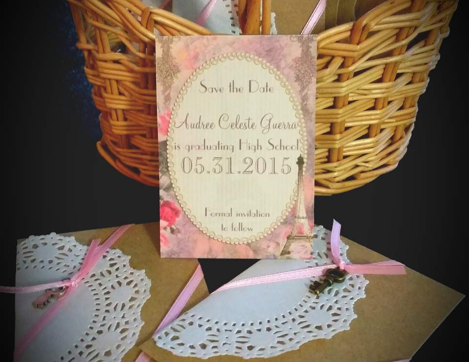 Shabby chic / Graduation/End of School "Audree's shabby chic graduation ...