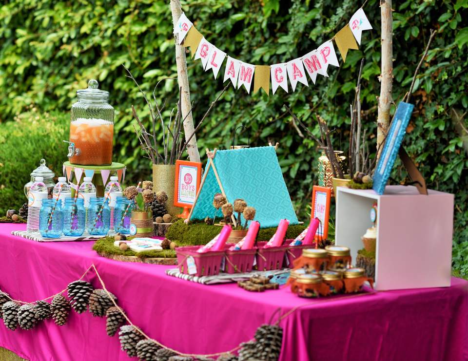 Glamping / Birthday "Glam Camp" | Catch My Party