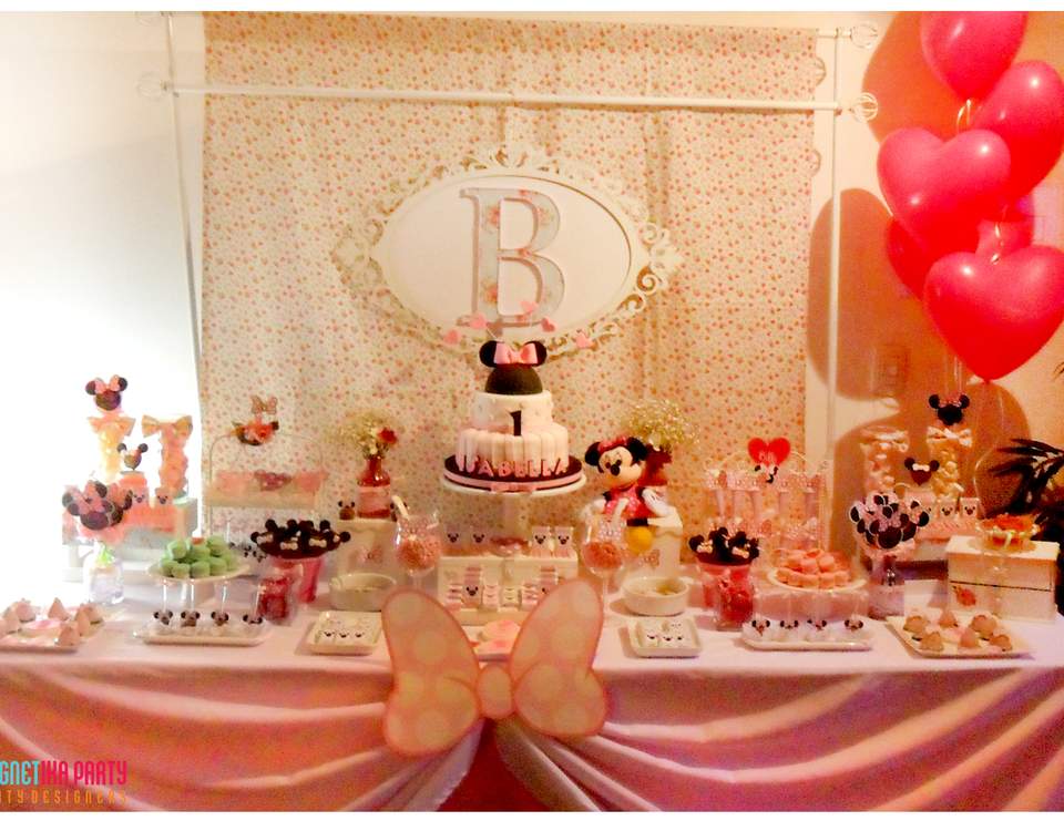 Mickey Mouse / Minnie Mouse / Birthday "Minnie shabby para Bella ...