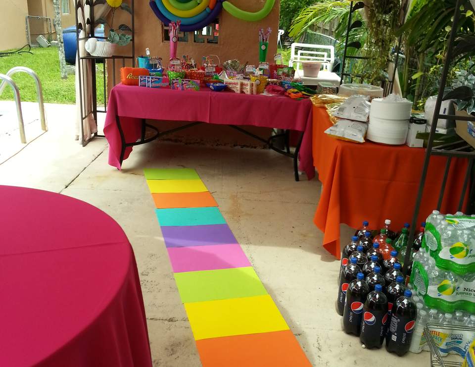 Candy Land / Birthday "Candy Land Pool Birthday Party" | Catch My Party