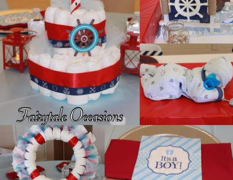 Nautical Theme / Baby Shower "Nautical Theme Baby Shower" | Catch My Party