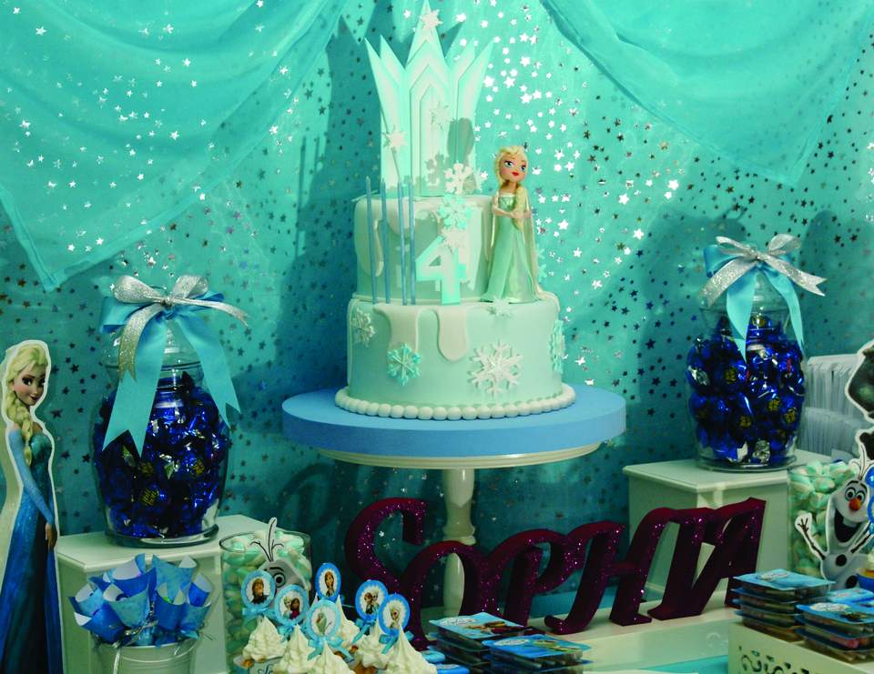 " FROZEN " / Birthday "" FROZEN " - 4th Birthday - Sophia" | Catch My Party