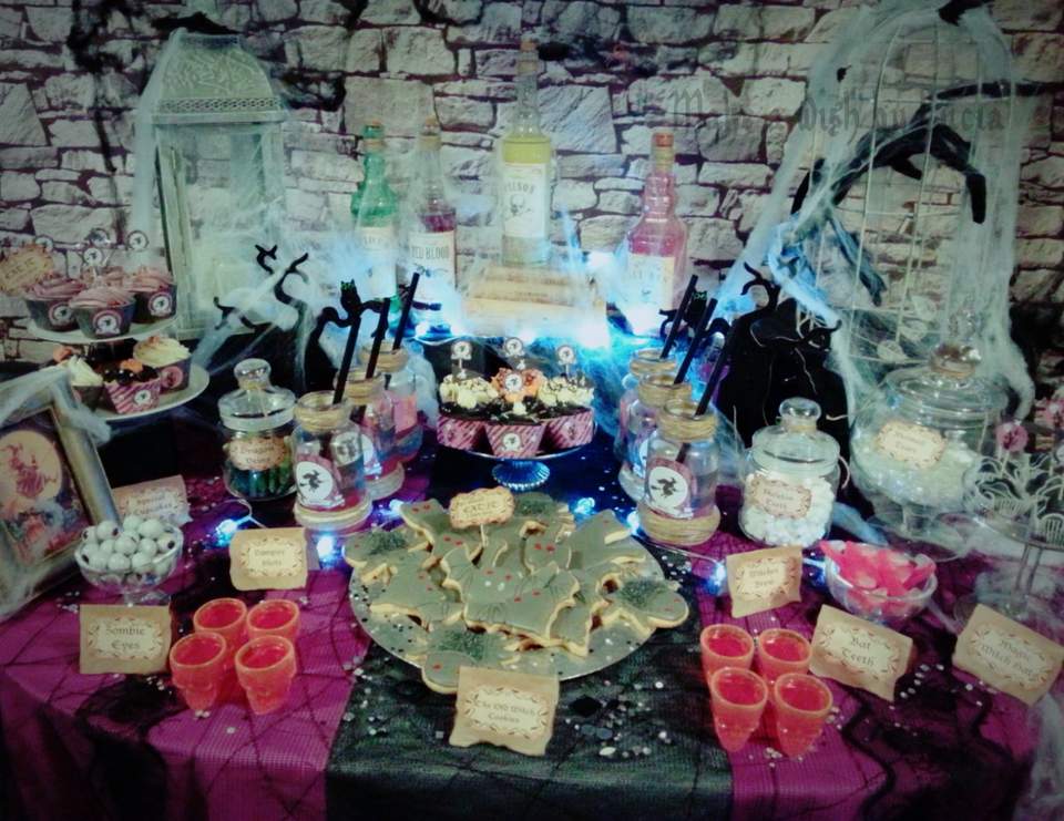 WITCHES CANDY TABLE / Halloween ""WITCHES TEA PARTY"" | Catch My Party