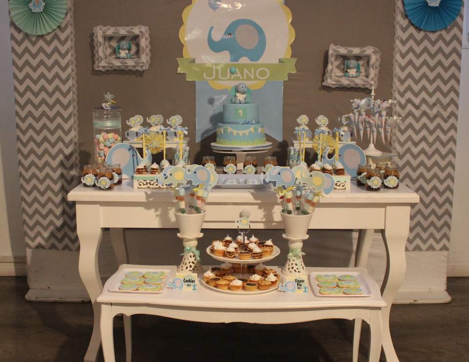 Elephants / Birthday "Blue Elephant Party " | Catch My Party