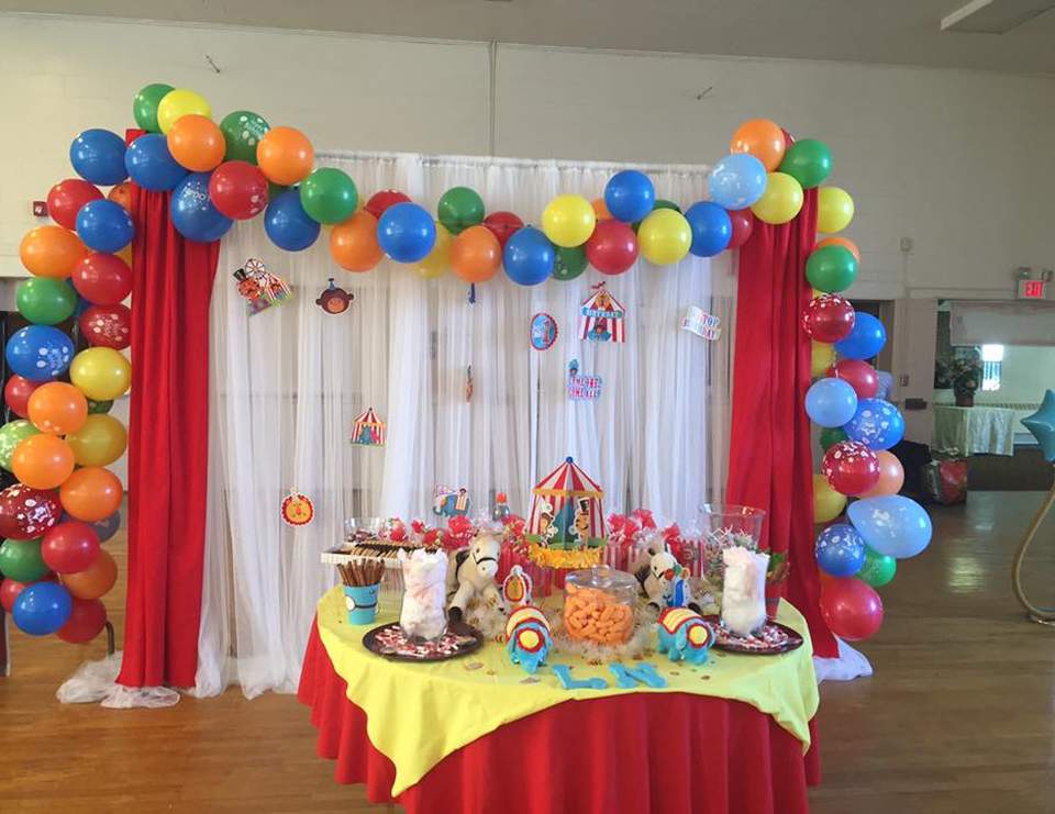 circus / Birthday "Logan 1th Birthdayparty" | Catch My Party