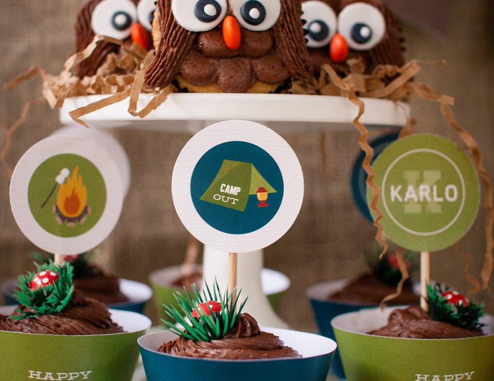 Camping / Birthday "Birthday Camp Out" | Catch My Party