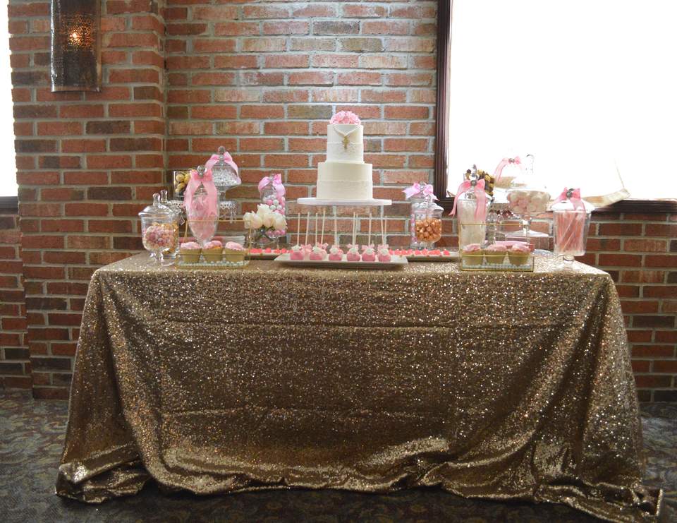 Pink Gold and Gorgeous! / Baptism "Ashlee's First Communion" | Catch My ...