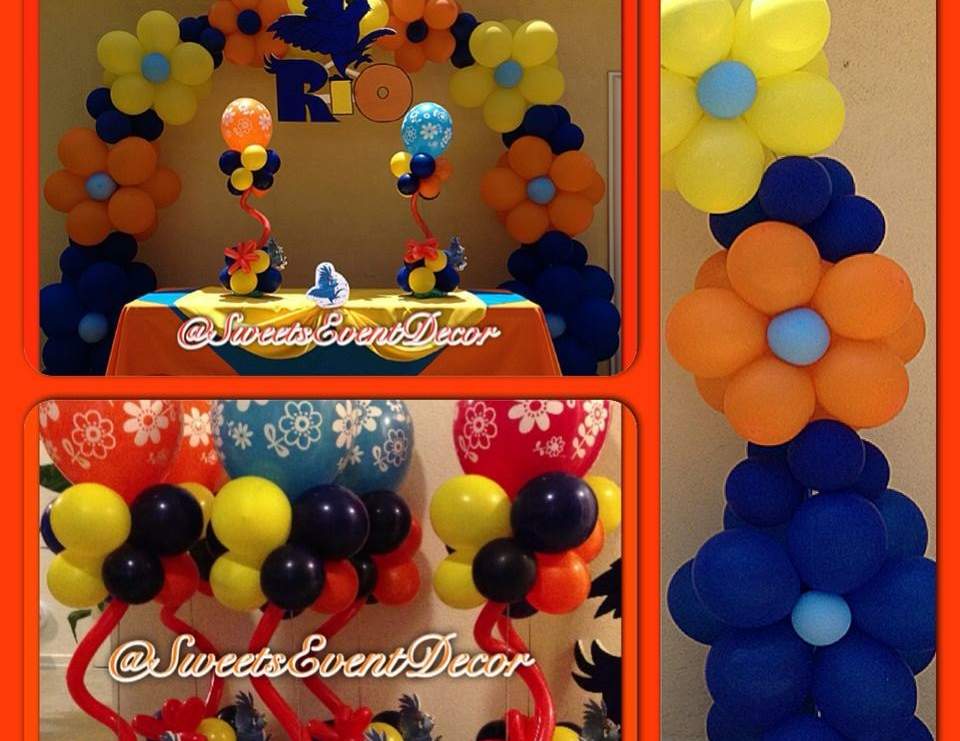 Carnivale / Rio / Birthday "RIO Decor Set Up by: Sweets Event Decor ...
