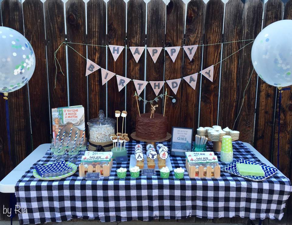 If you Give a Moose a Muffin... / Birthday "Moose-Camper Party" | Catch ...