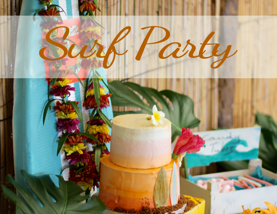 Beach / Surf / Birthday "Surfer Boy 15th Birthday" | Catch My Party