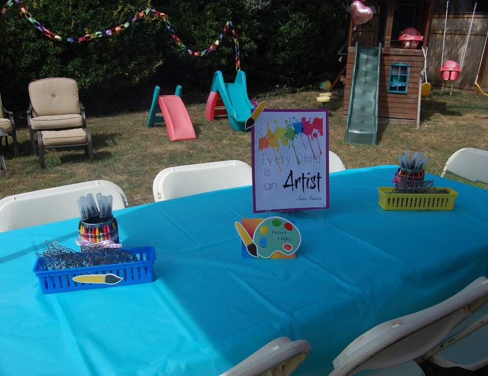 Art/Painting / Birthday "Little Artist Party" | Catch My Party