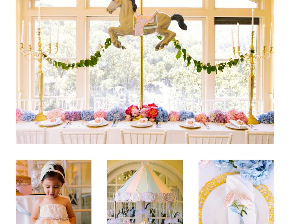 Carousels, Merry Go Round / Birthday "Carousel of Dreams Birthday Party ...