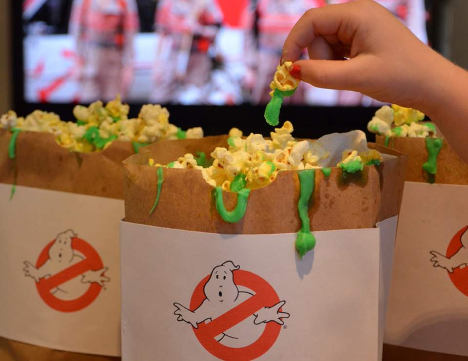 Ghostbusters Movie Night / Movie Night "Ghostbusters Ecto Slime Popcorn ...