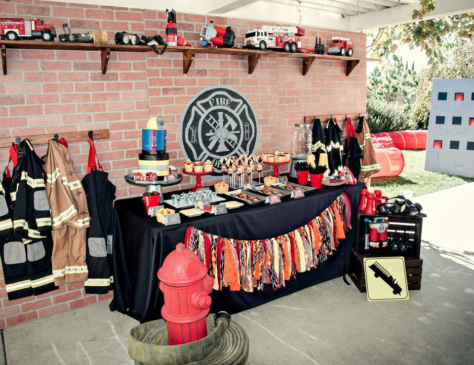 Fireman / Birthday "Fireman Birthday Party" | Catch My Party