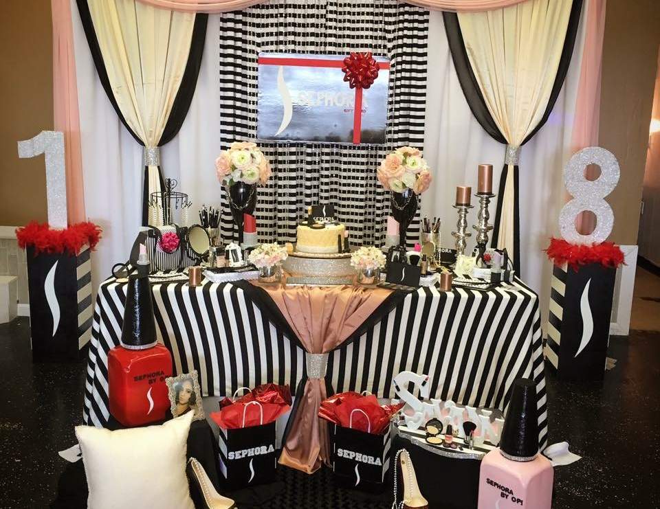 Glamorous Sephora Theme / Birthday "Savanna's 18th Sephora Theme ...