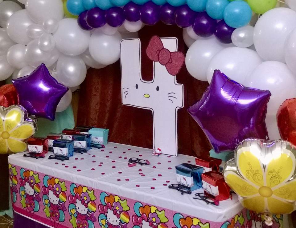 Hello Kitty / Birthday "Melanie's Hello Kitty 4th Birthday Party ...