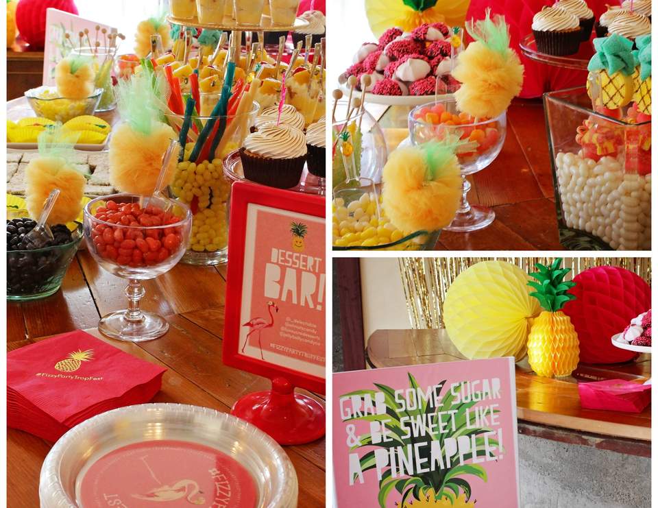 Tropical / Summer "Tropical Dessert Bar " | Catch My Party