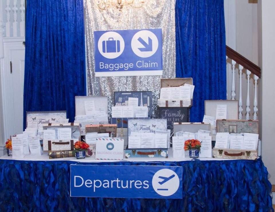 Airline Themed Wedding / Wedding "Wall Wedding" | Catch My Party