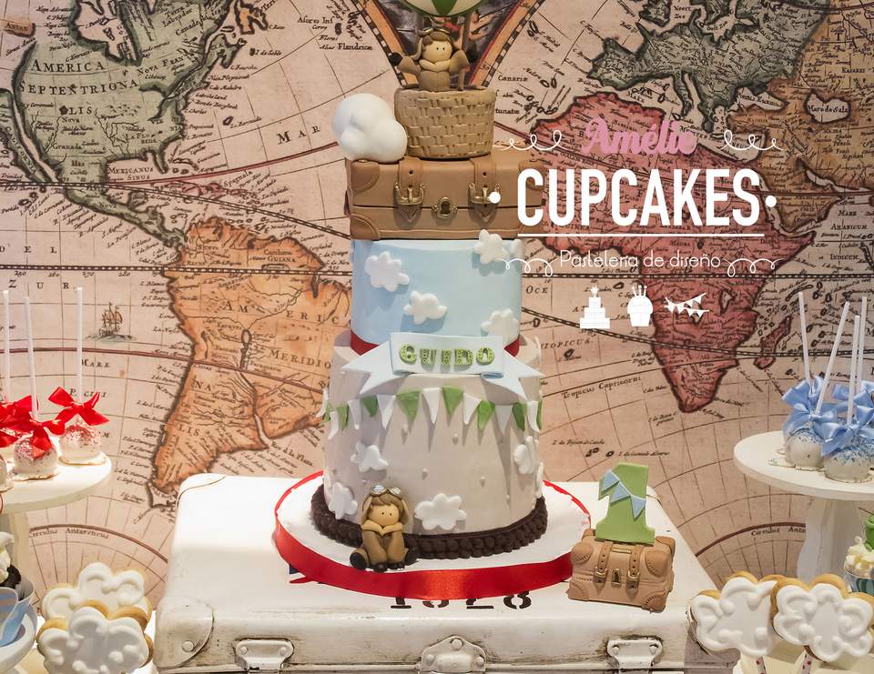 Hot Air Balloon / Birthday "Guido's Vintage Hot Air Ballon 1st birthday ...