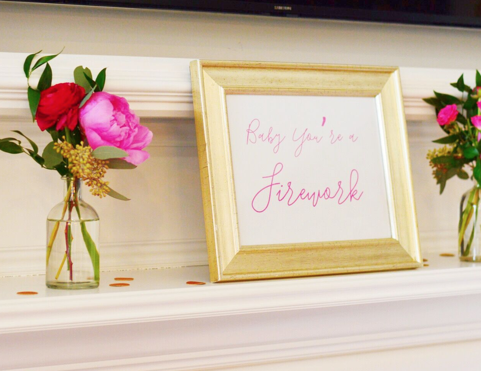 Birthday "Baby You're a Firework 1st Birthday " | Catch My Party