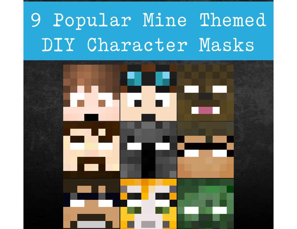 Minecraft / Birthday "Minecraft Character Masks" | Catch My Party